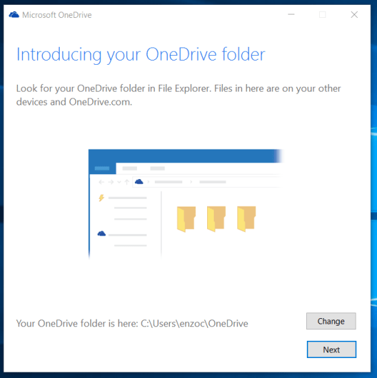 How to configure OneDrive in Windows 10 | Enzo Contini Blog