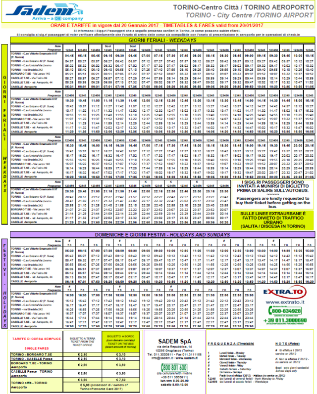 Collegamento Torino – Aeroporto di Caselle: come arrivare con mezzi ...