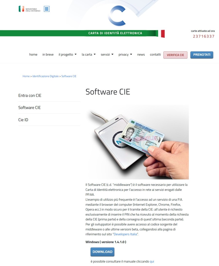 Come recuperare il PIN/PUK della propria Carta d’Identità Elettronica ...