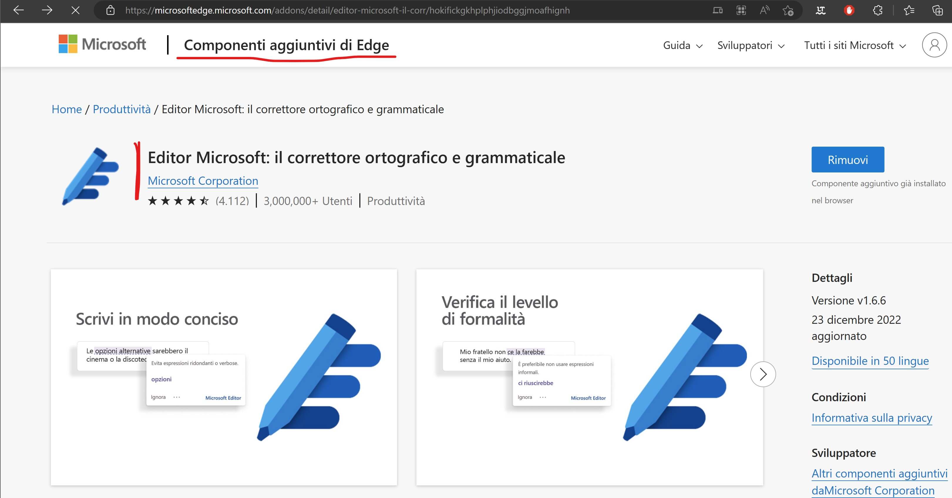 Editor Microsoft: il correttore ortografico e grammaticale (multi ...